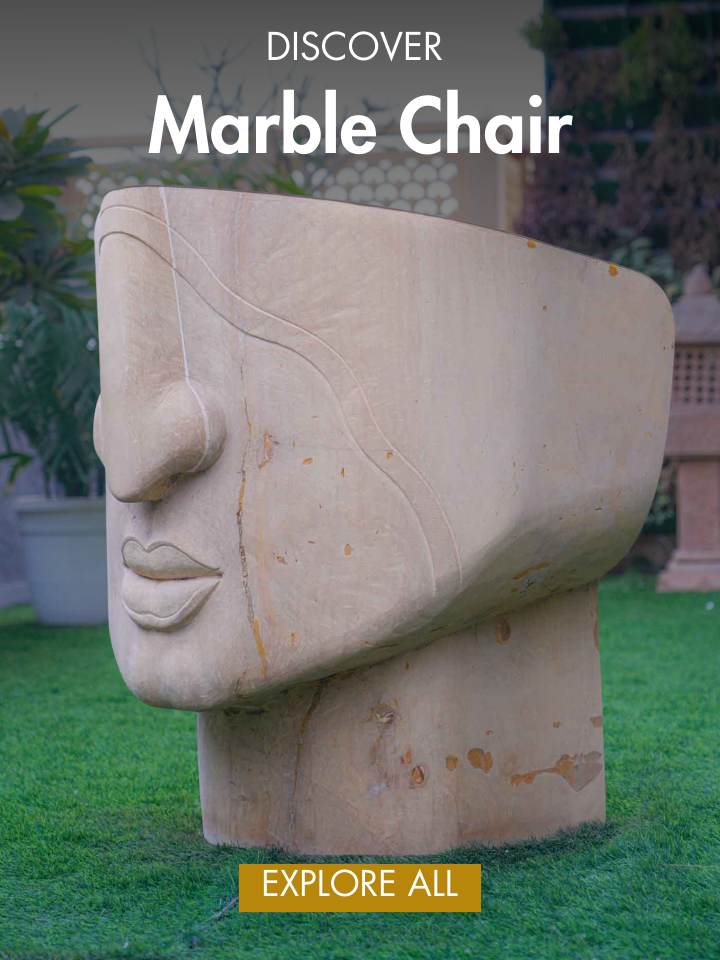Marble Chair – Tilak Stone Arts India